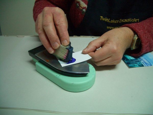 Wax Painting with an Encaustic Iron - All Things Encaustic