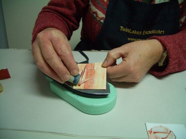 Wax Painting with an Encaustic Iron - All Things Encaustic