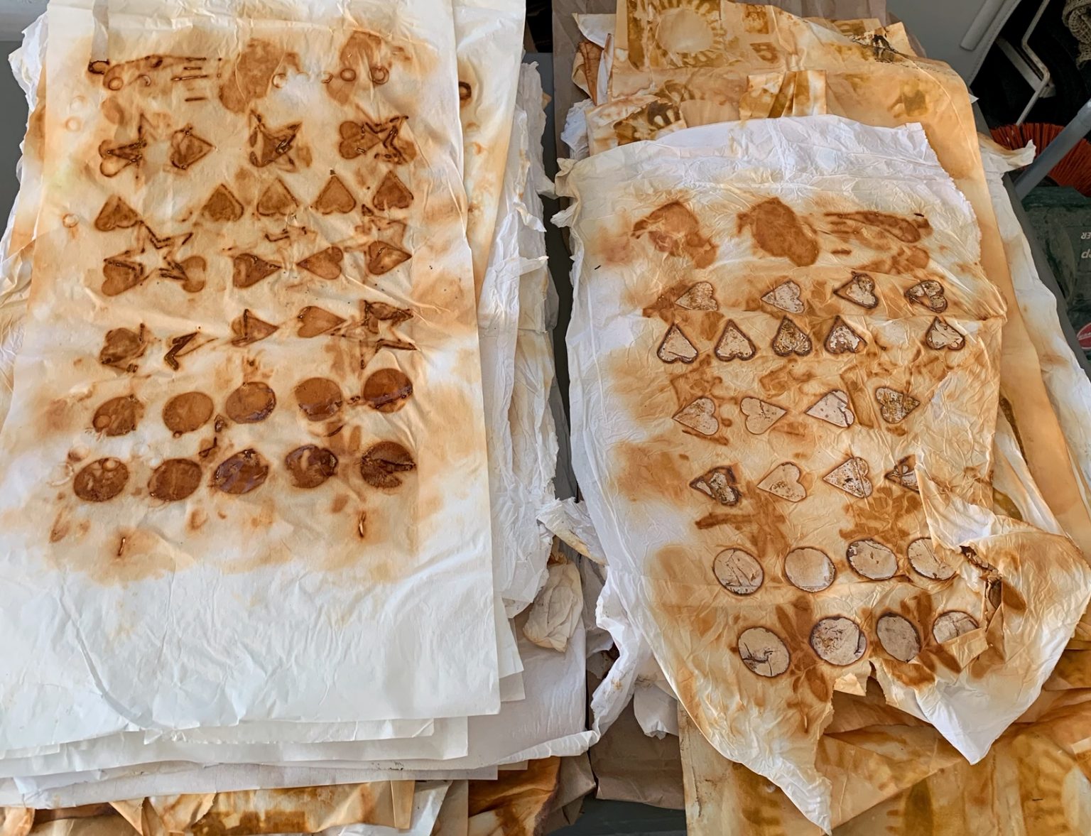How to make Rusty Paper for Collage - All Things Encaustic